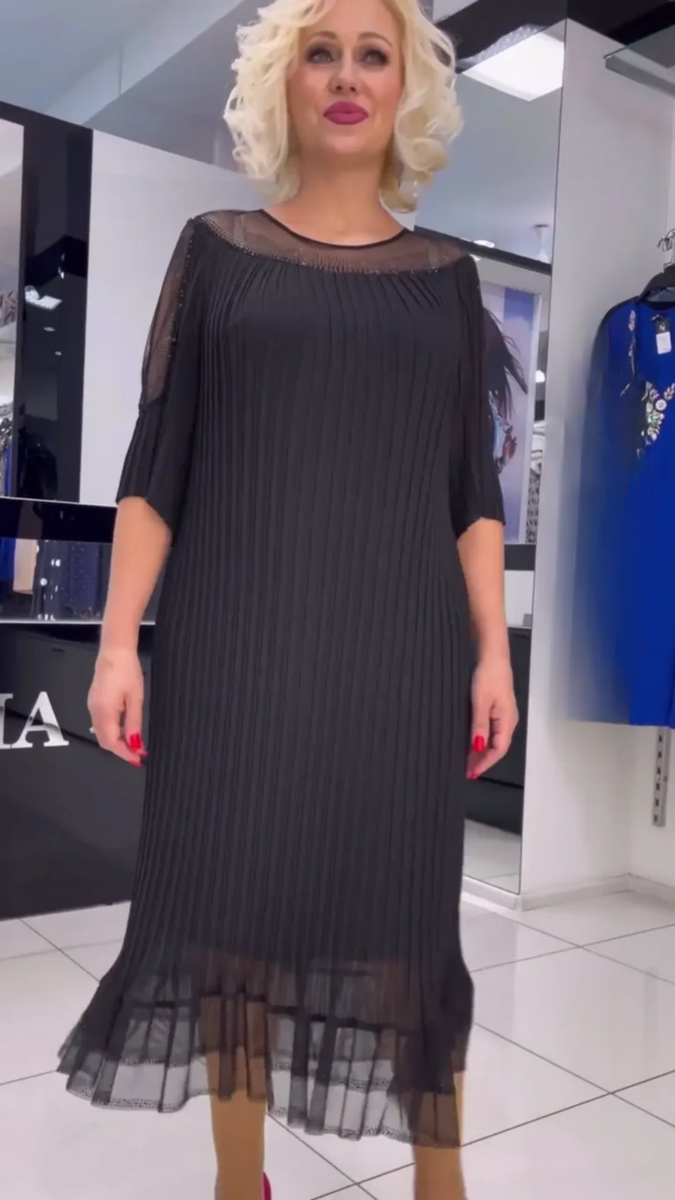 Zendie | Feminines Faltenkleid für elegante Anlässe – Sadaro